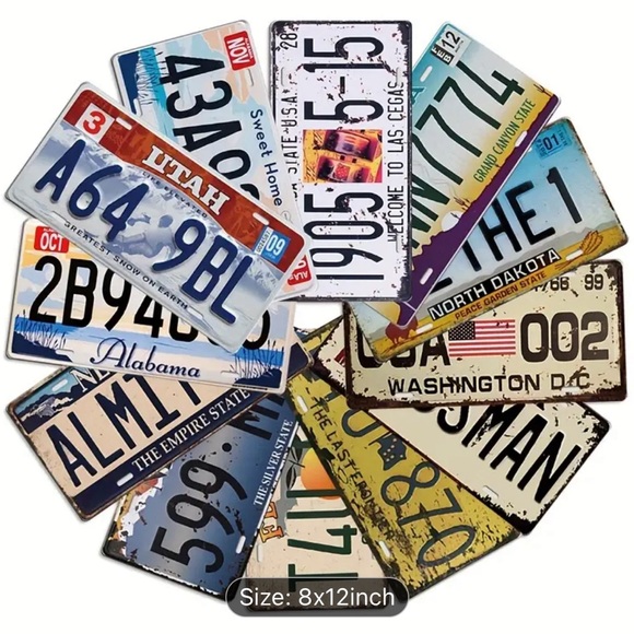 tin wall signs | Wall Decor | Mystery Bundle Of Tin Wall Signs ...